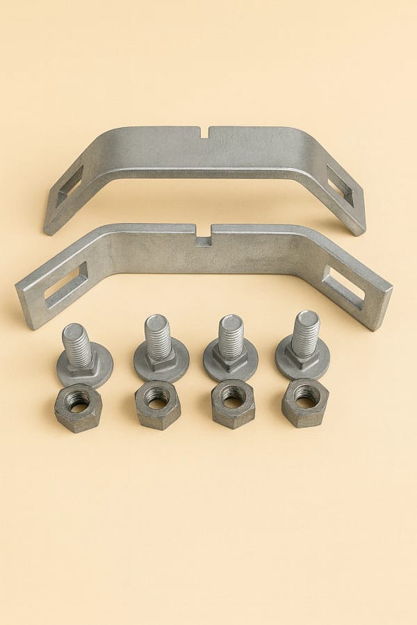 Palisade Corner Fish Plate & Fixings Set - WeSellFencing